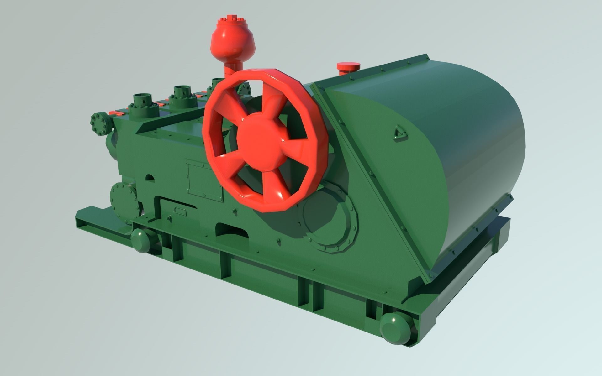 3D model Mud pump VR / AR / low-poly | CGTrader