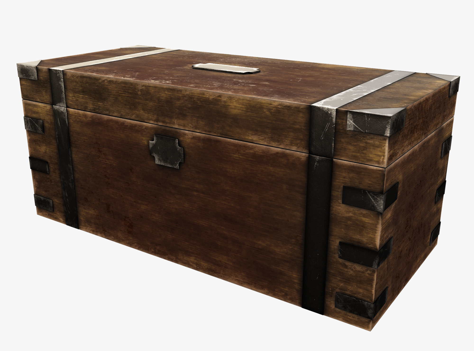 3D model Medieval Treasure Chest VR / AR / low-poly | CGTrader
