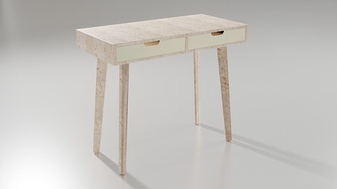 STUDY ROOM TABLE 3D model | CGTrader