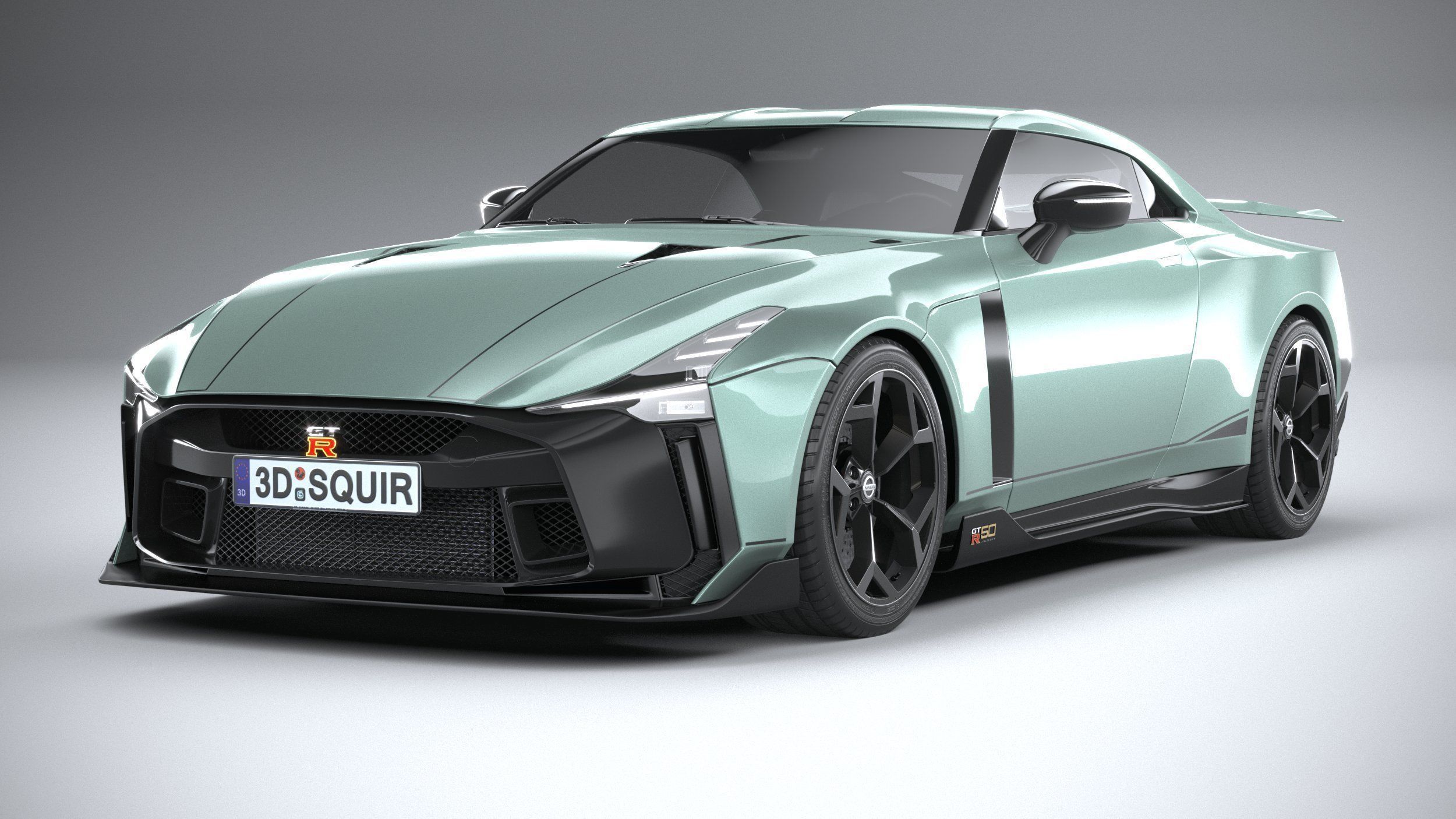 Nissan GT-R50 Italdesign 2021 3D model | CGTrader