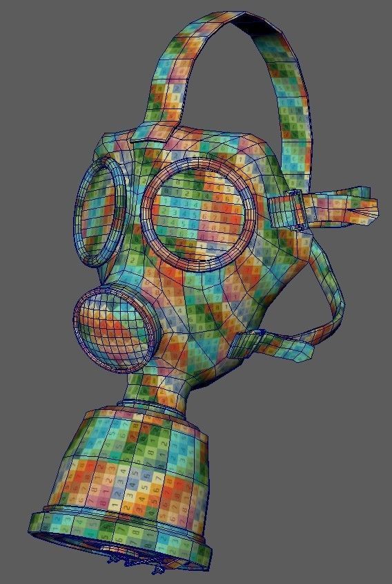 3D model Gas Mask VR / AR / low-poly | CGTrader