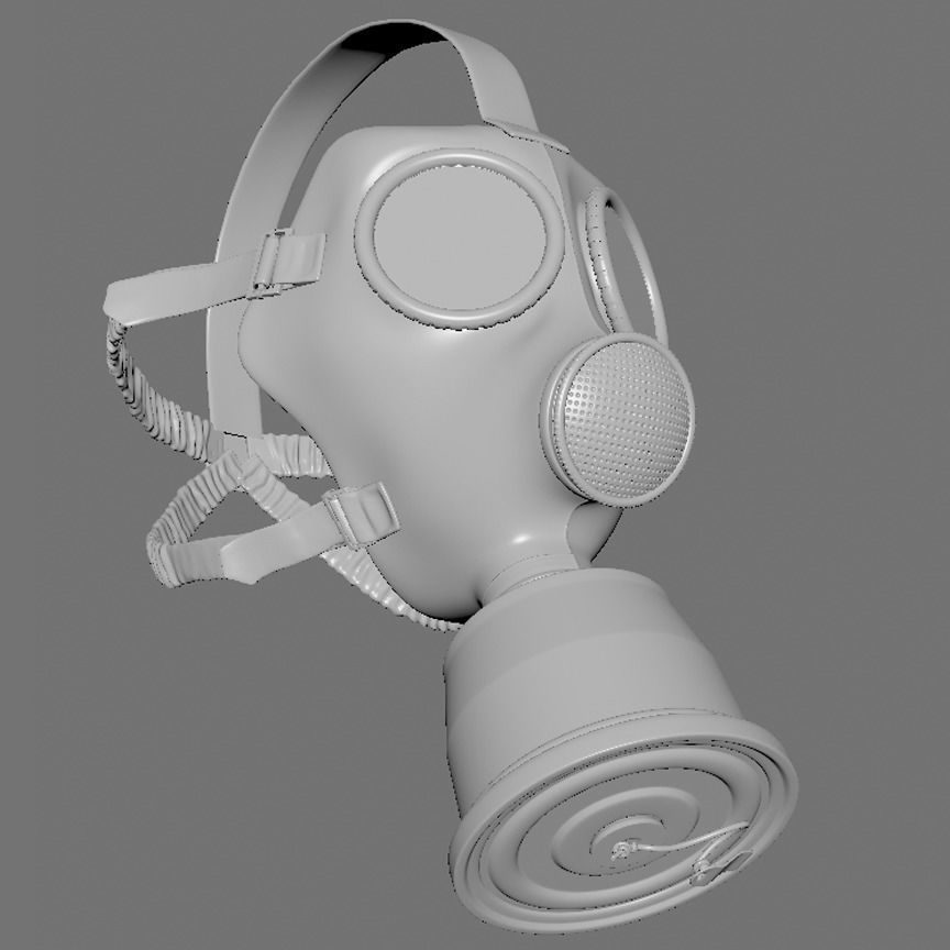 3D model Gas Mask VR / AR / low-poly | CGTrader