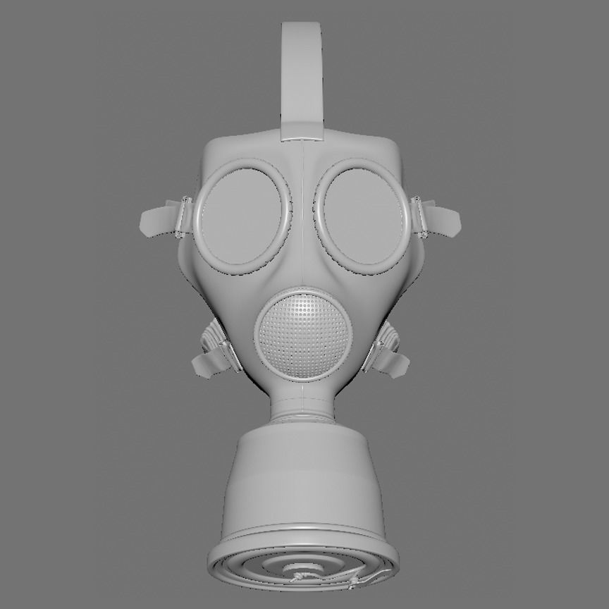3D model Gas Mask VR / AR / low-poly | CGTrader