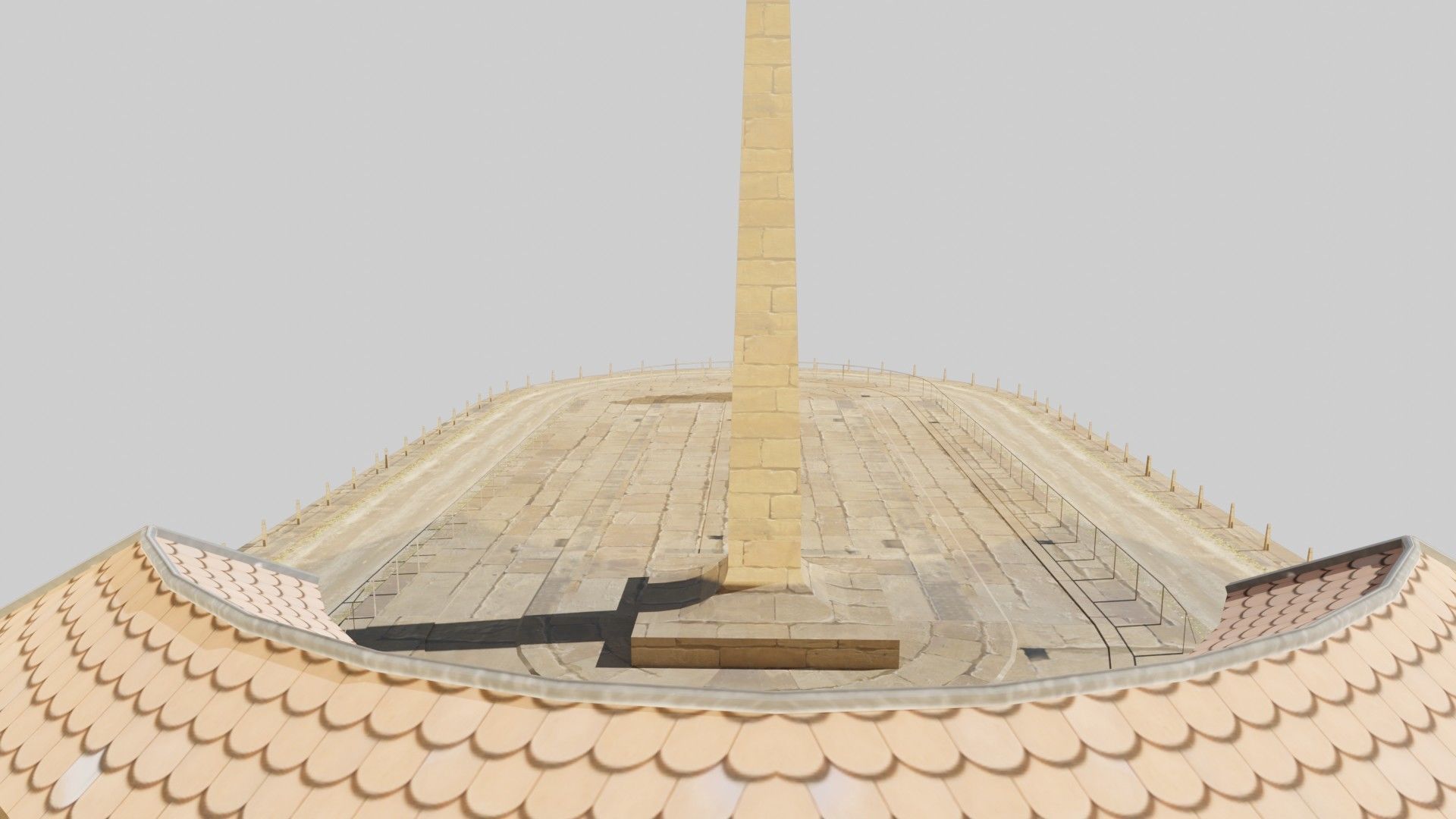 3D model lowpoly well detailed Medieval stadium VR / AR / low-poly ...