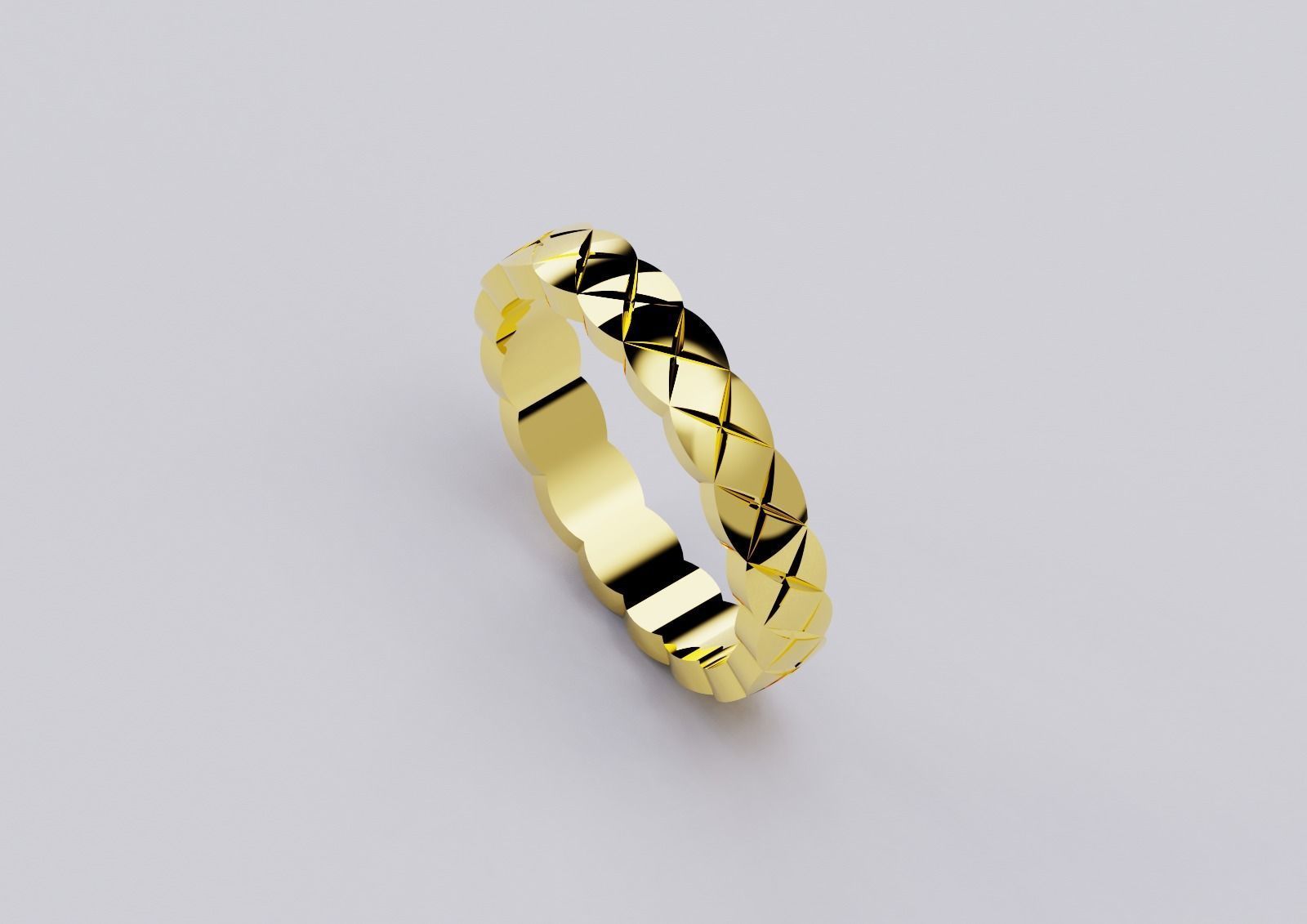 Coco Crush Style Rings Collection All Sizes 4mm 3D model 3D printable ...