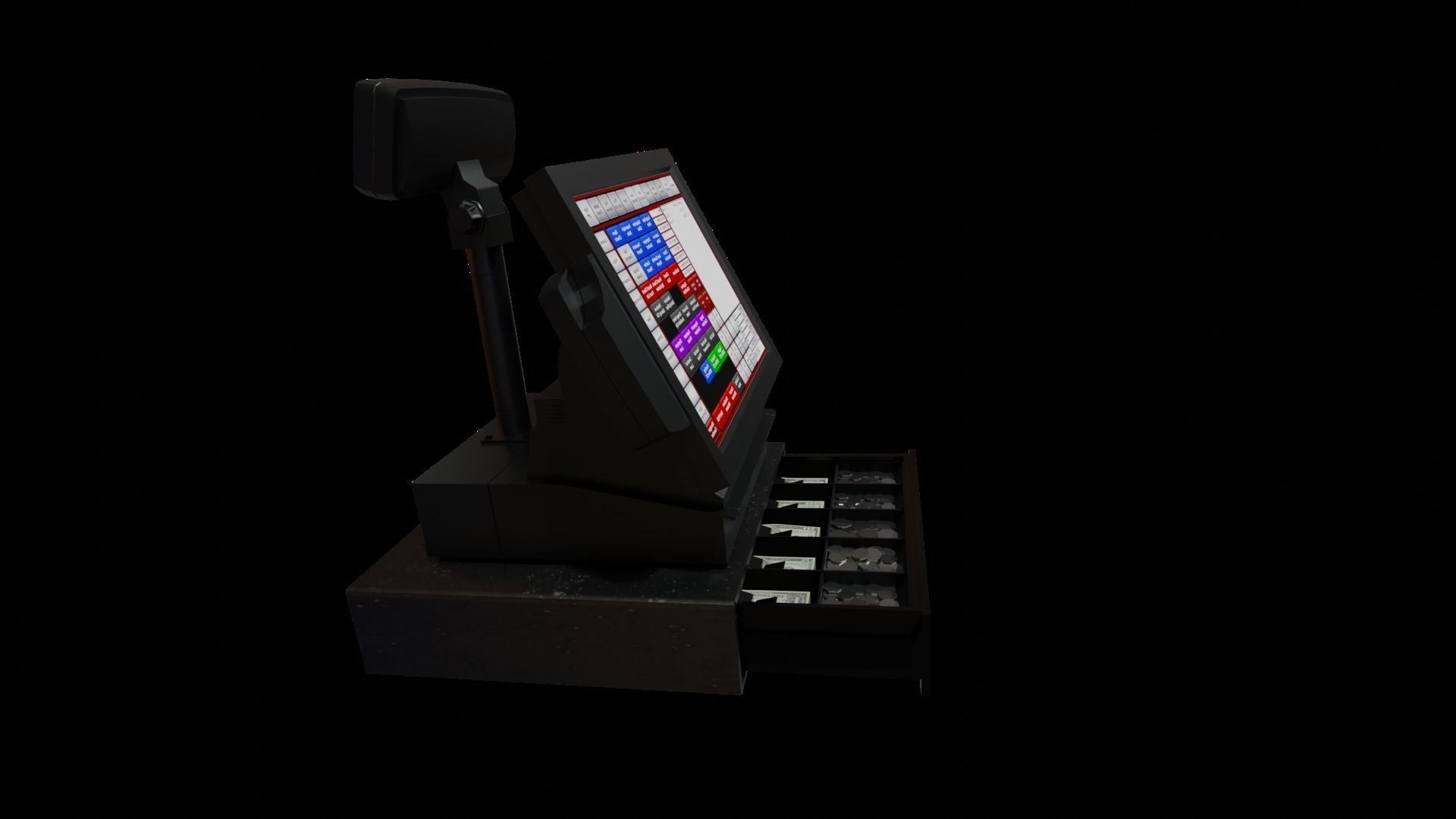 3D model Cashier Registry VR / AR / low-poly | CGTrader