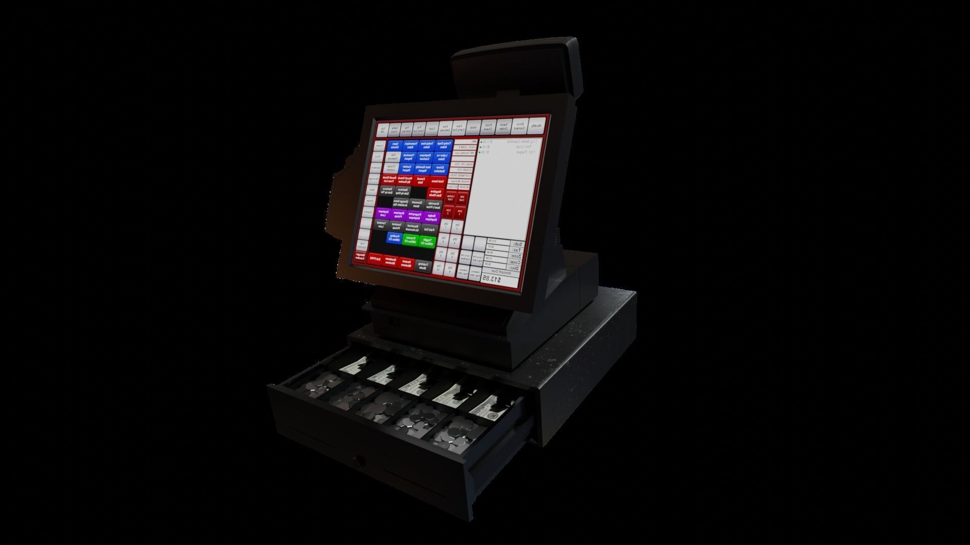 3D model Cashier Registry VR / AR / low-poly | CGTrader