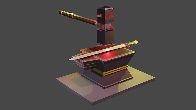 Ancient Iron Sword Forging system for black smith free VR / AR / low ...