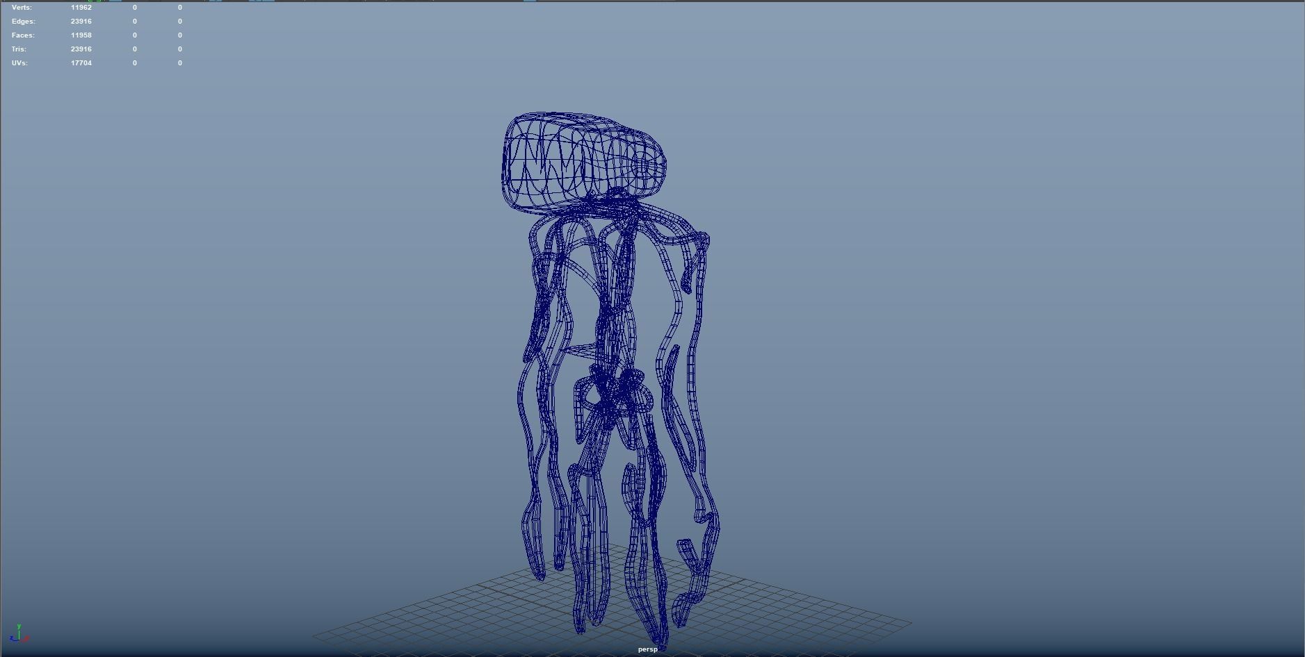 Bacteria Monster From The Backrooms Rigged 3D model rigged | CGTrader