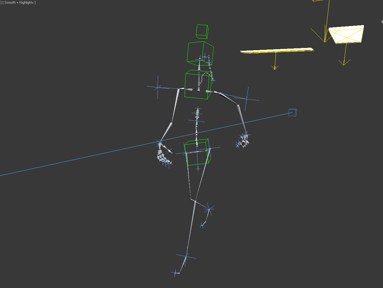 Robot Walking 3D model rigged | CGTrader