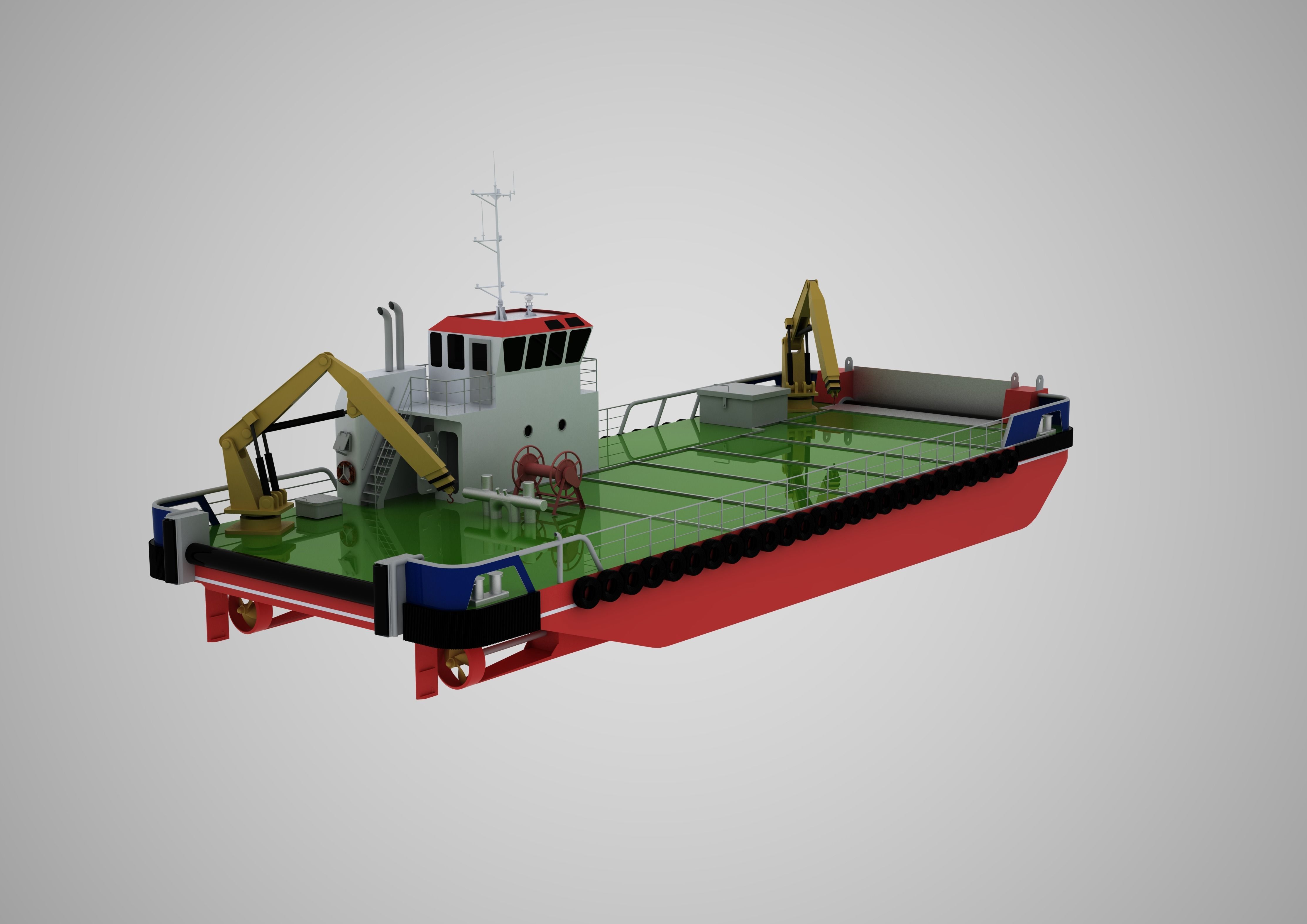 Multicat Vessel 3D model | CGTrader