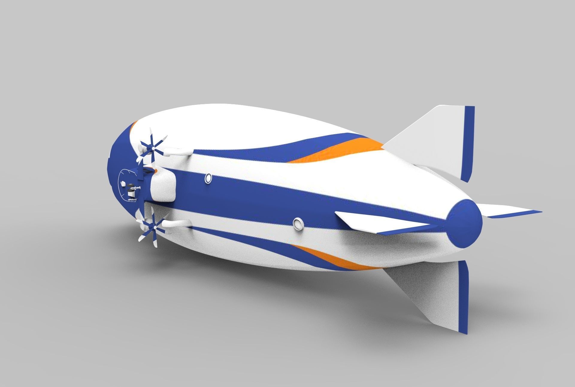 Zeppelin 3D model | CGTrader