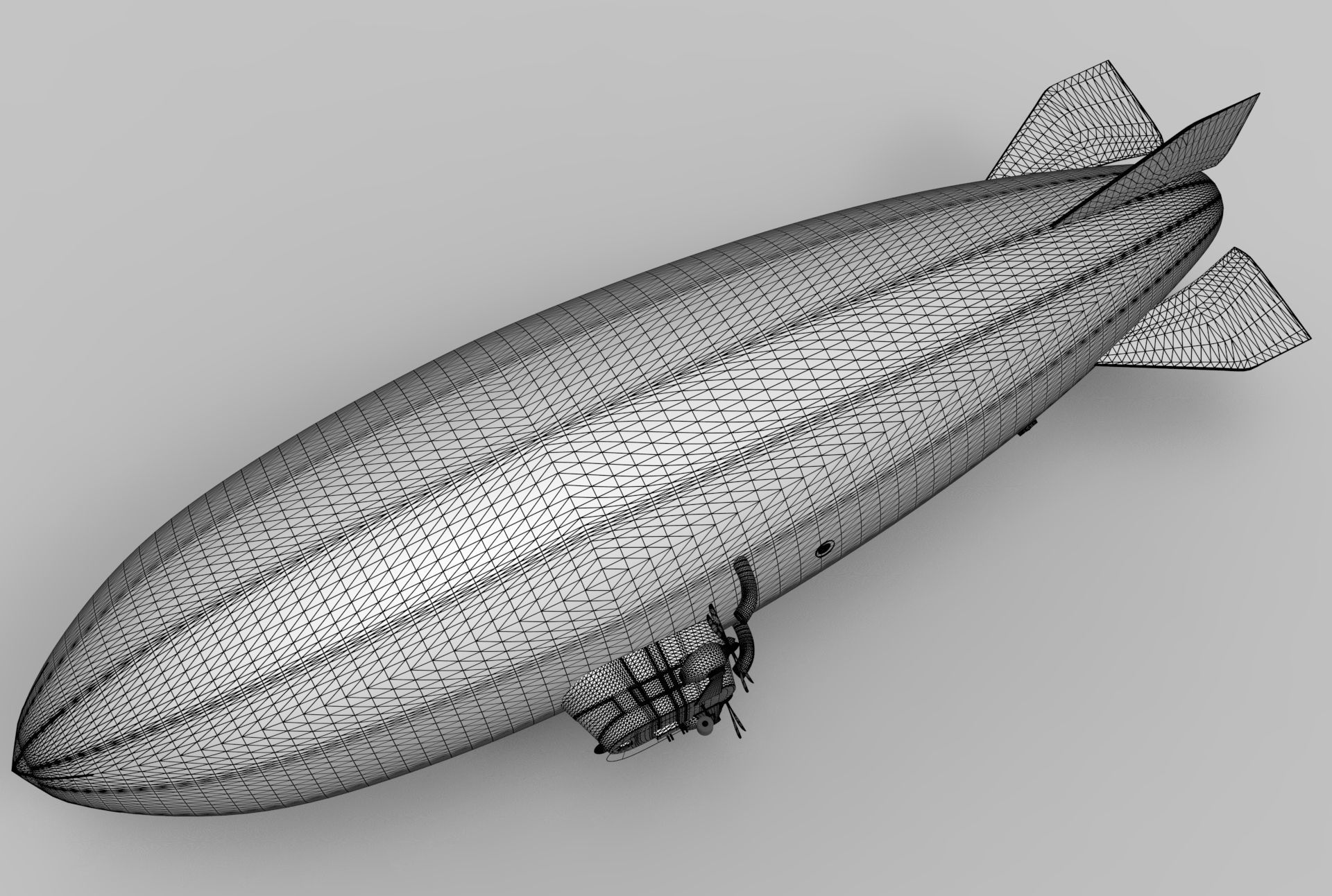 Zeppelin 3D model | CGTrader