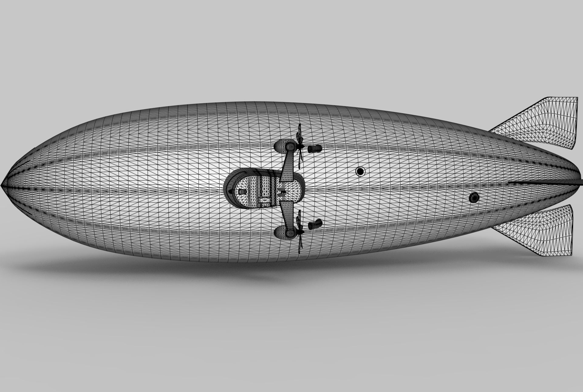 Zeppelin 3D model | CGTrader