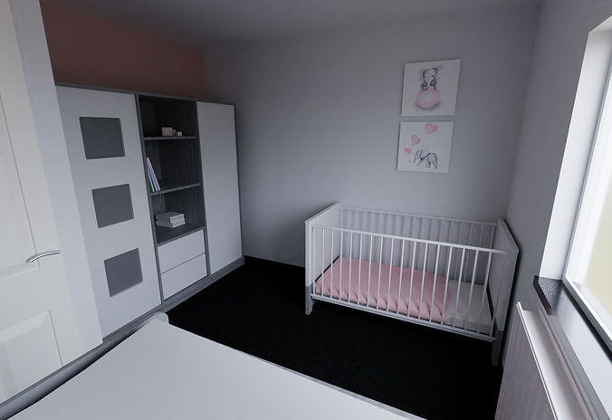 Baby Room free 3D model | CGTrader