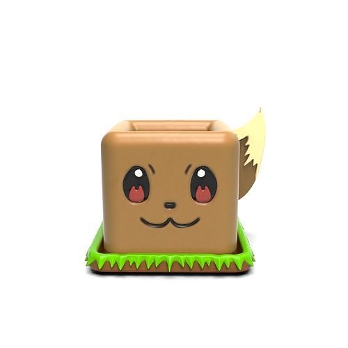 Eevee Pot Maceta- POKEMON 3D model 3D printable | CGTrader