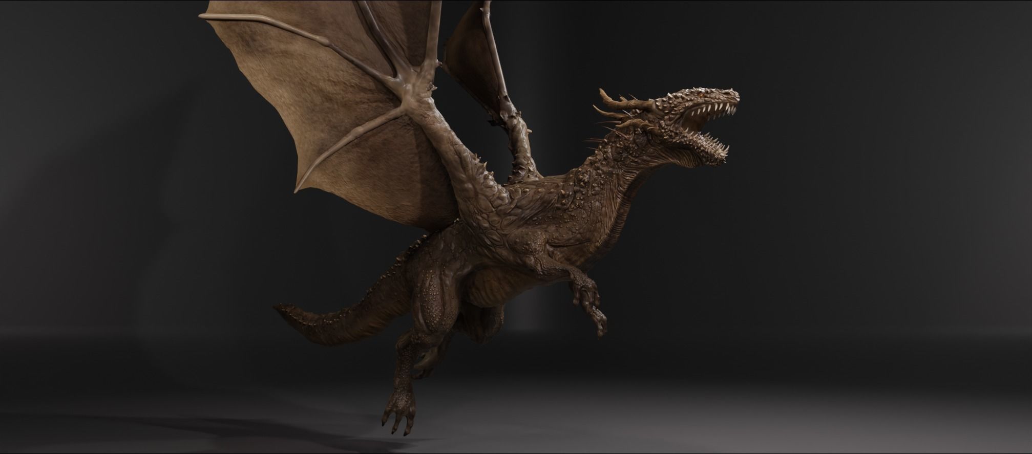 3D model DRAGON BLENDER 1 VR / AR / low-poly | CGTrader