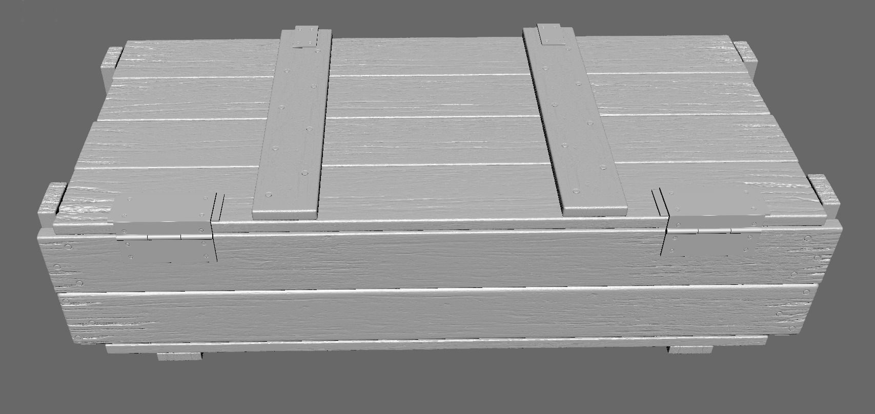 3D model Wood Ammo Box VR / AR / low-poly | CGTrader