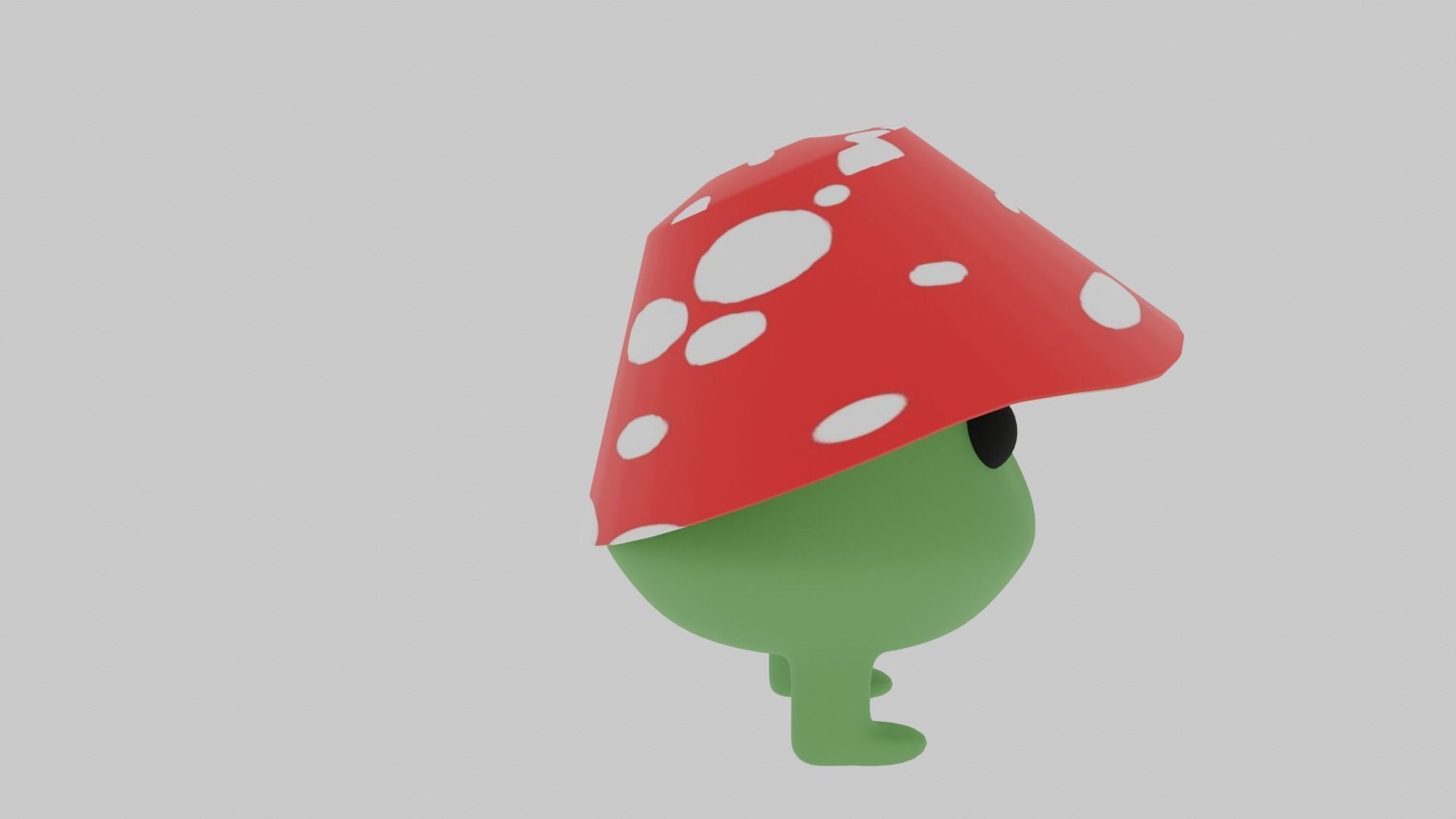 3D model mushroom guy VR / AR / low-poly | CGTrader