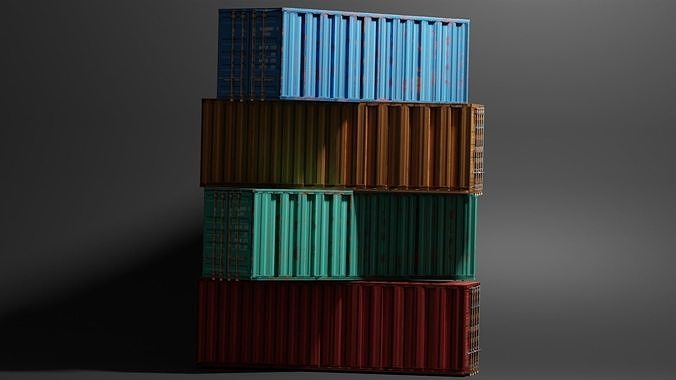 Shipping Containers 3D model | CGTrader
