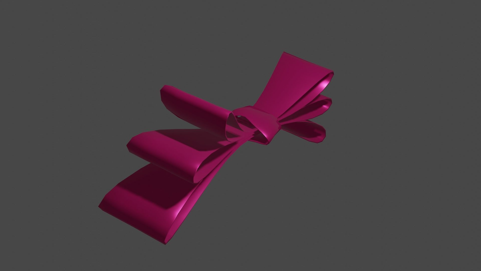 Ribbon bow free VR / AR / low-poly 3D model rigged | CGTrader