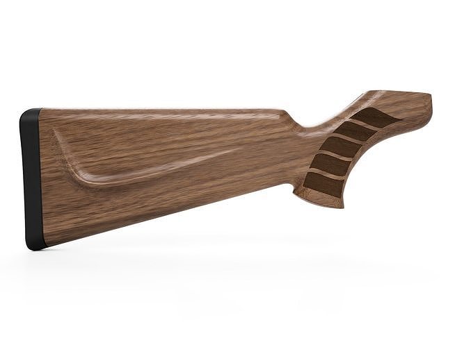 Rifle stock CAD 3D model | CGTrader