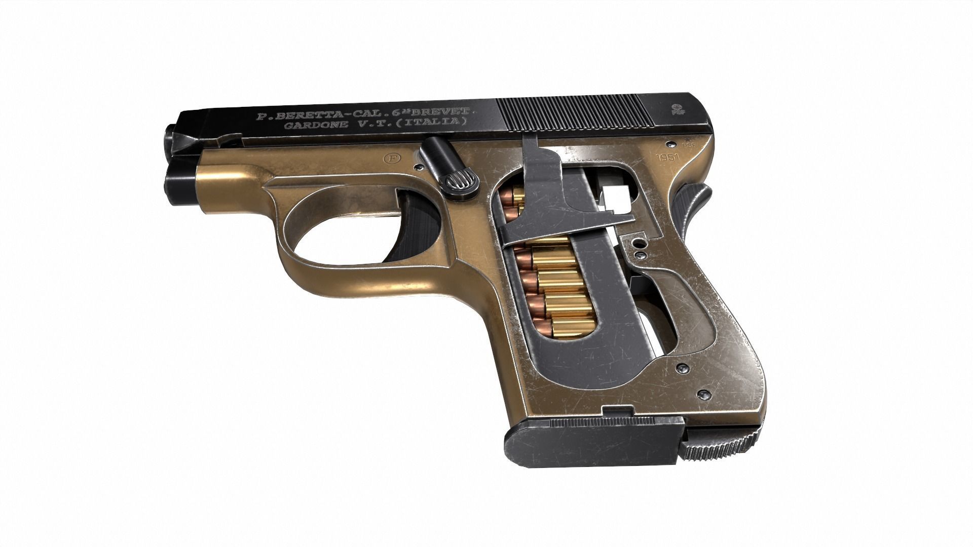 3D model Beretta M418 VR / AR / low-poly | CGTrader