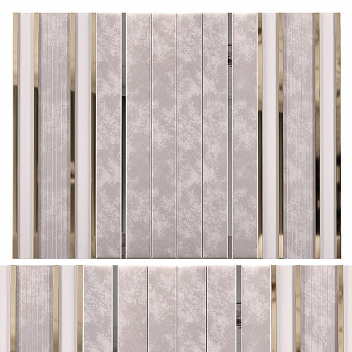 Decor wall 3D model | CGTrader