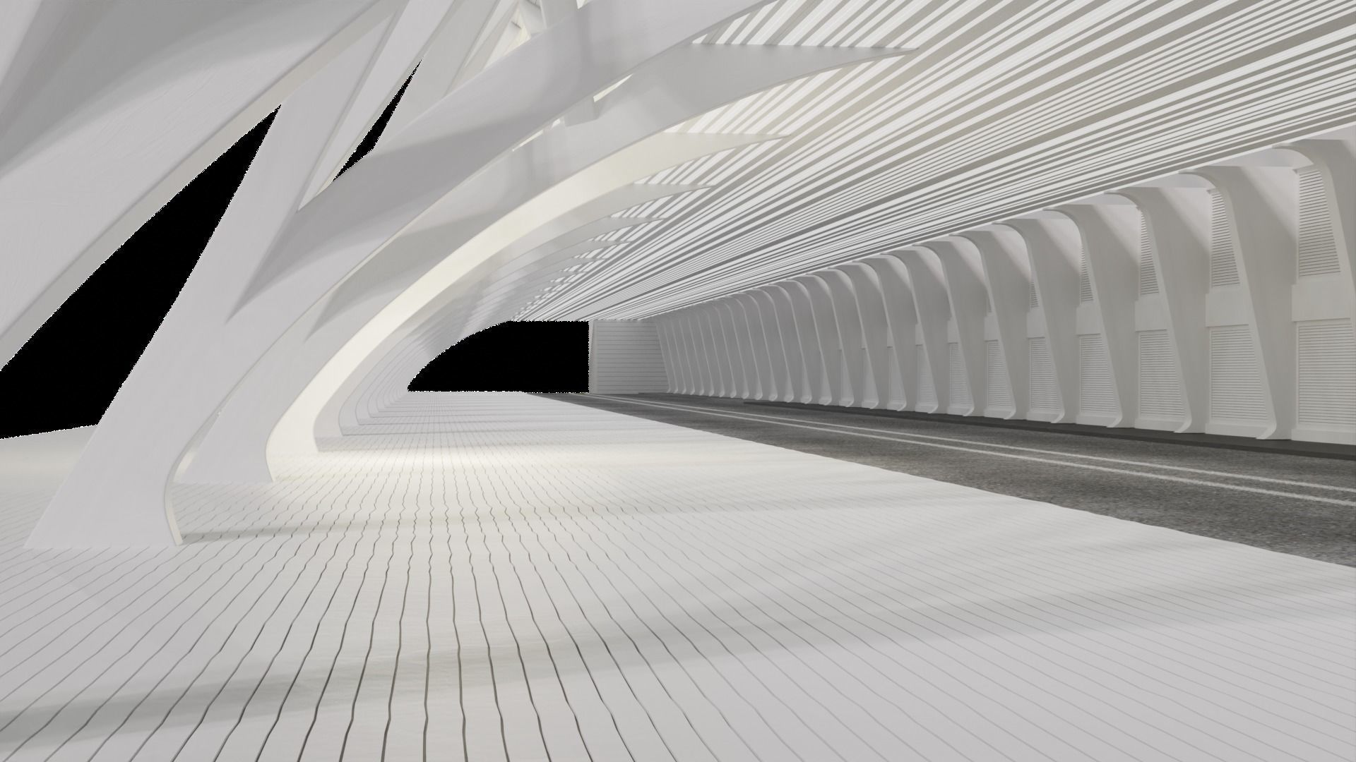 Car Track Scene 3D model | CGTrader