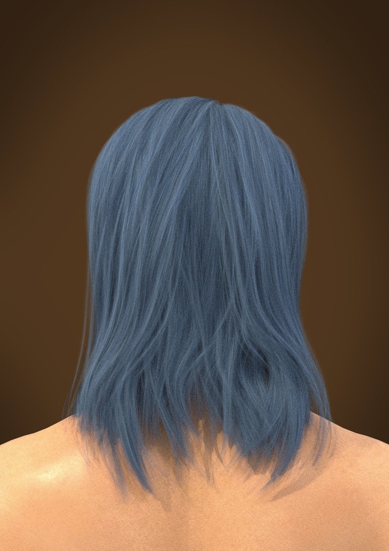 Men hair 026-MV2 for Jinho-MV2 3D model from Clo3D Software 3D model ...