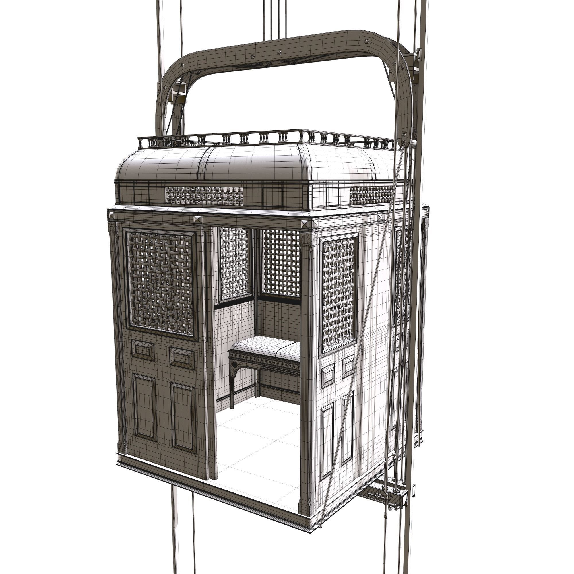 3D model Old Elevator VR / AR / low-poly | CGTrader