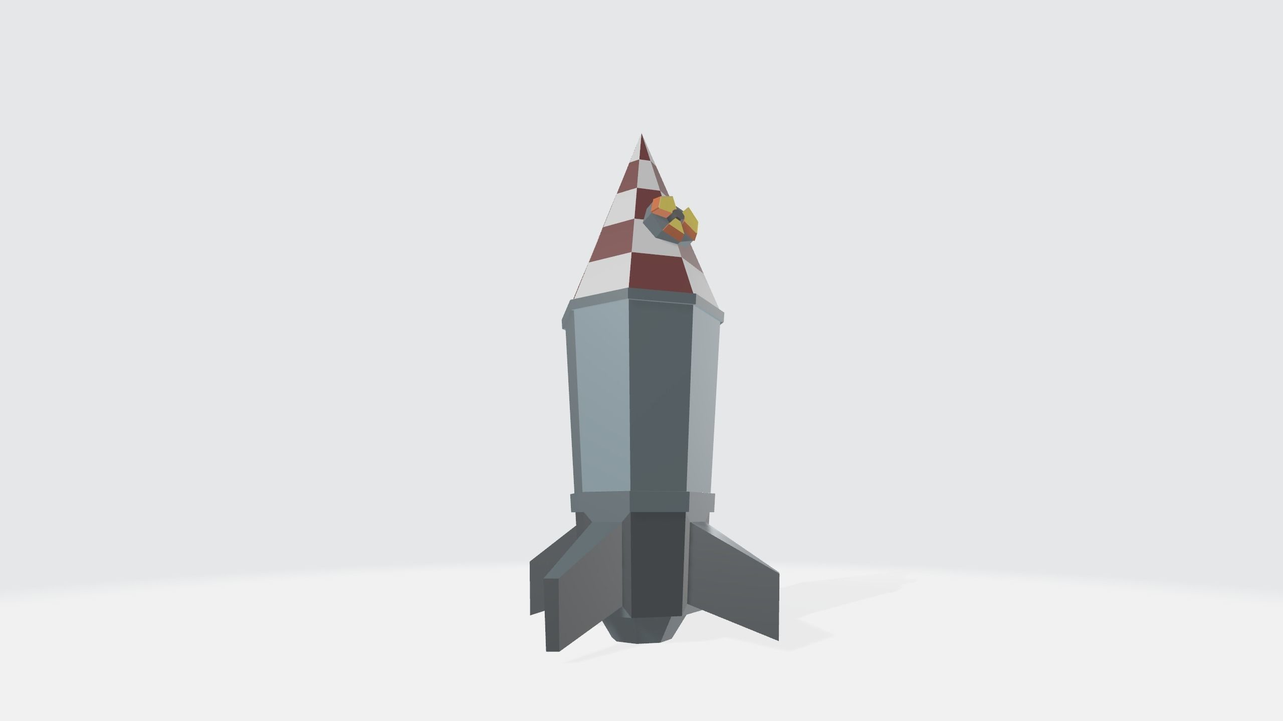 Nuclear Missile for free free VR / AR / low-poly 3D model | CGTrader
