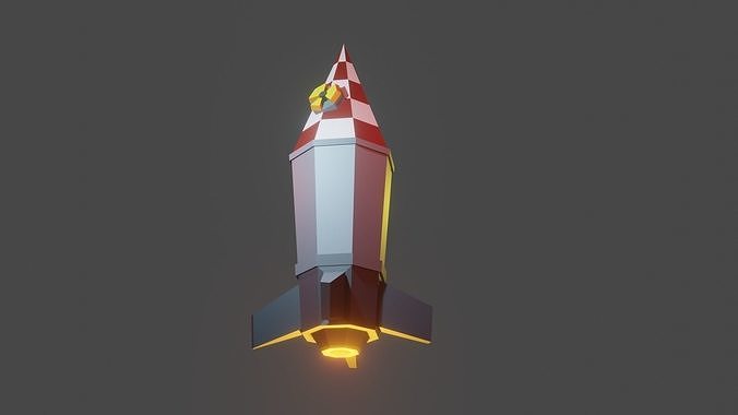 Nuclear Missile for free free VR / AR / low-poly 3D model | CGTrader