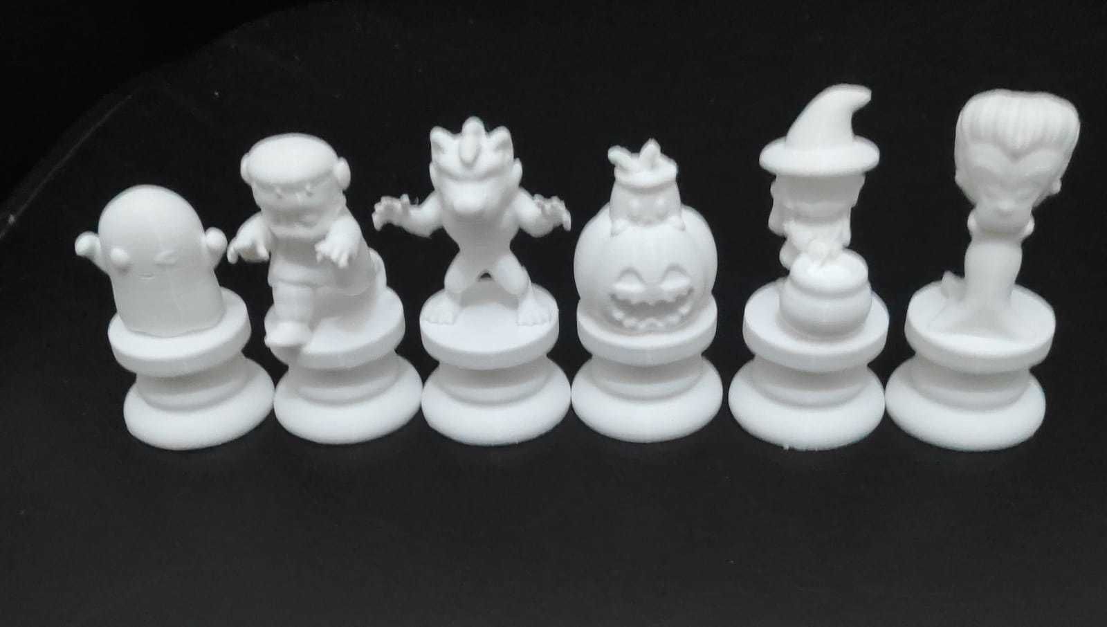 Halloween Chess 3D model 3D printable | CGTrader