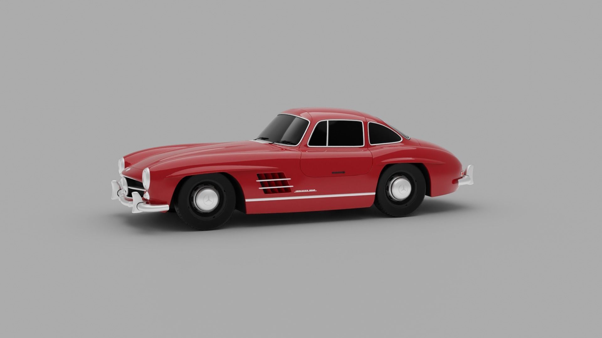 Mercedes SL300 3D model | CGTrader
