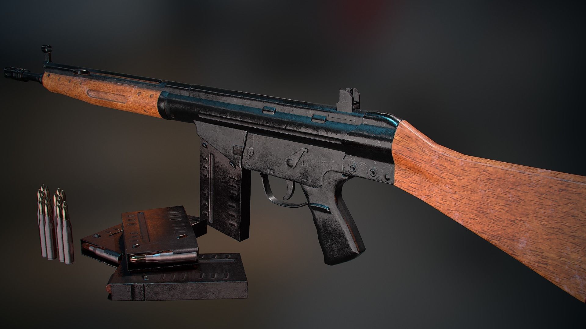 Heckler and Koch G3 free VR / AR / low-poly 3D model | CGTrader