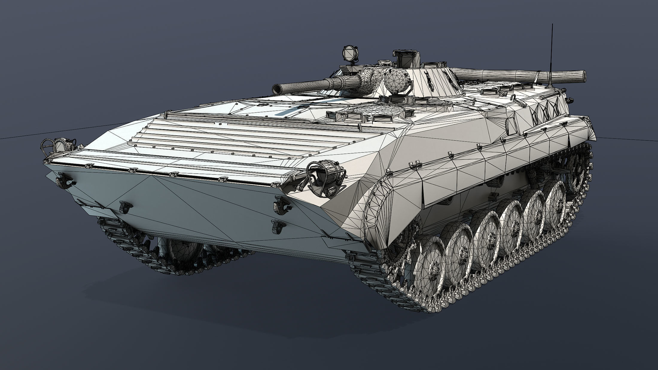 3D model BMP-1 IFV Game Ready VR / AR / low-poly | CGTrader