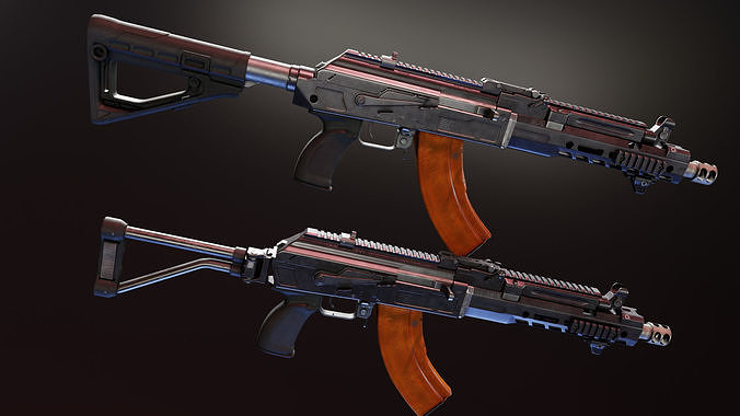 3D model Custom AK MB47 VR / AR / low-poly | CGTrader
