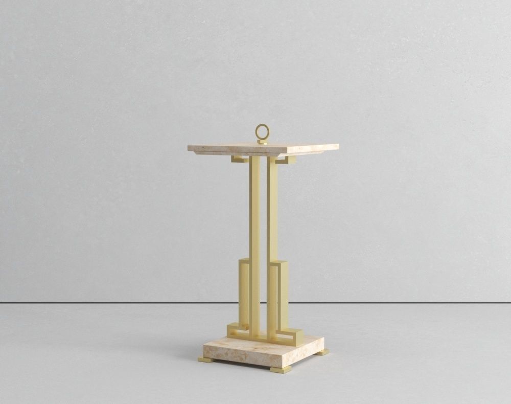 Side table Two Stoned 3D model | CGTrader