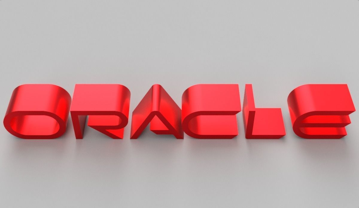Oracle logo 3D model rigged | CGTrader