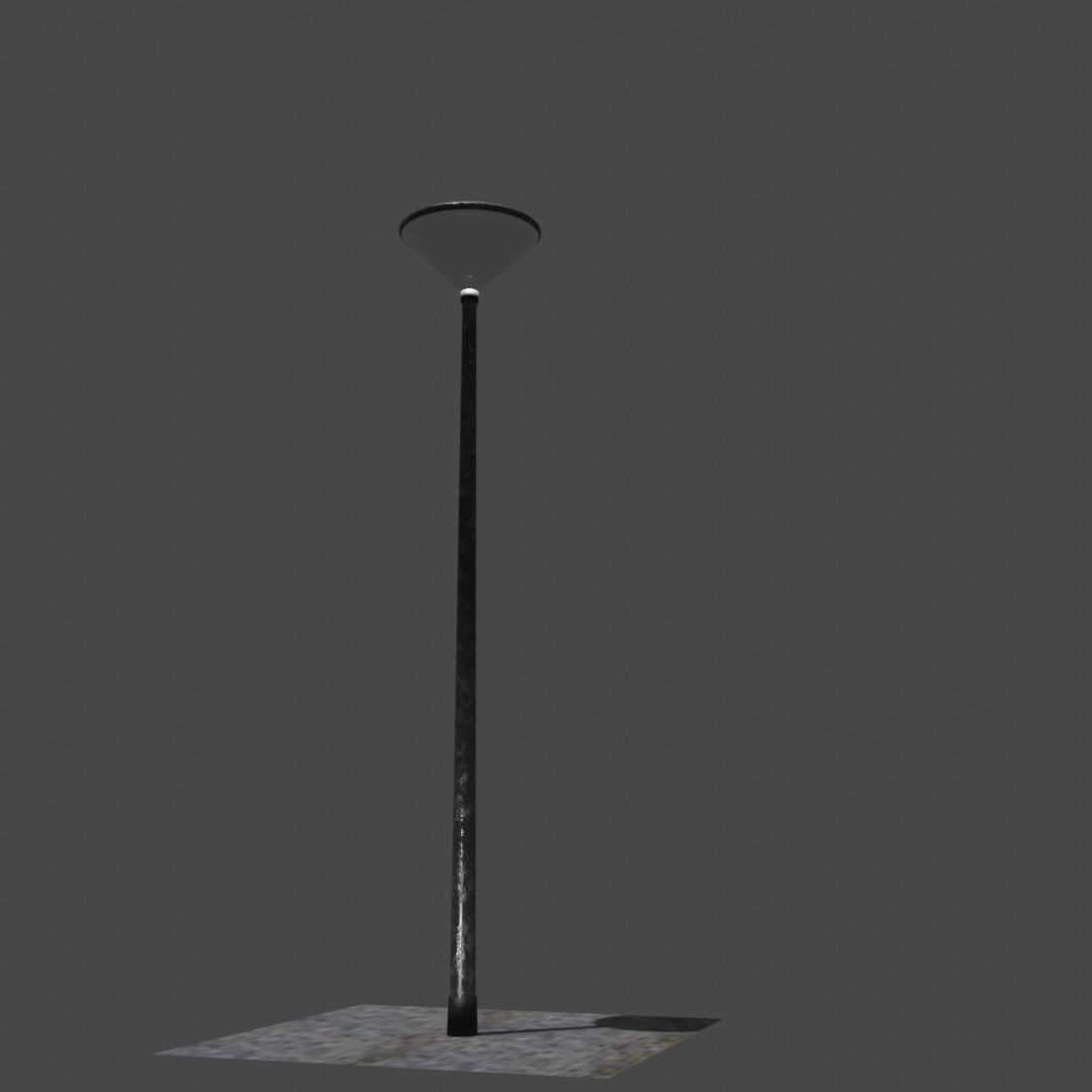 Modern street light free 3D model | CGTrader