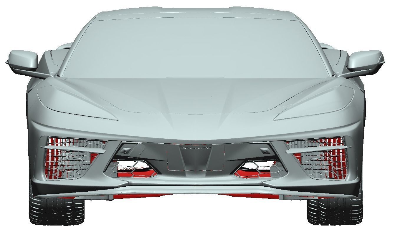 Chevrolet Corvette Premium 3LT 2020-Exterior - Scan model 3D model ...
