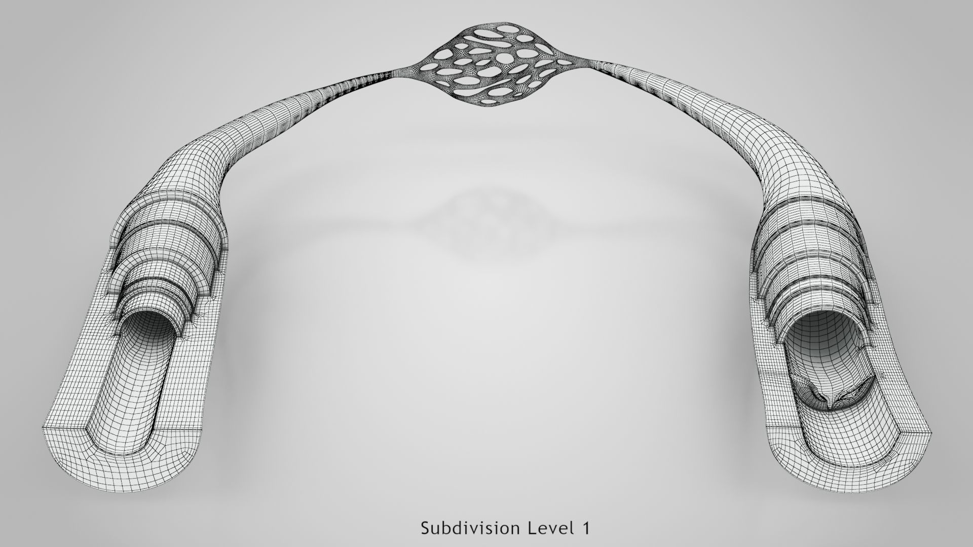 3D model Blood Vessels - Vein and Artery VR / AR / low-poly | CGTrader