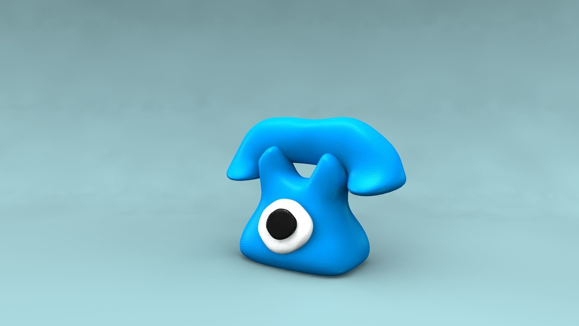 Plasticine phone 3D model | CGTrader