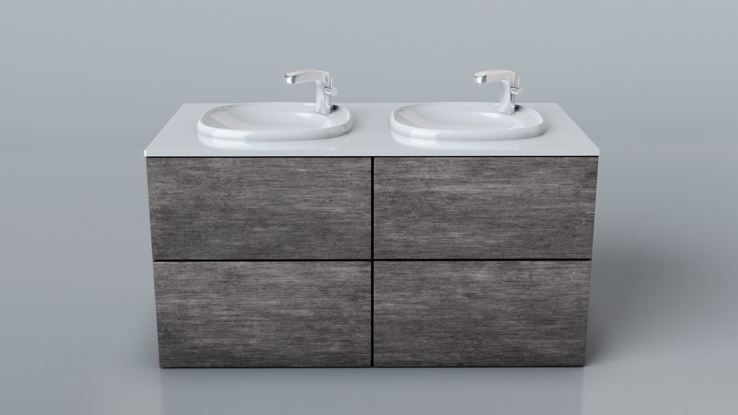 3D model BathroomBasinsSinks Roca Beyond VR / AR / low-poly | CGTrader