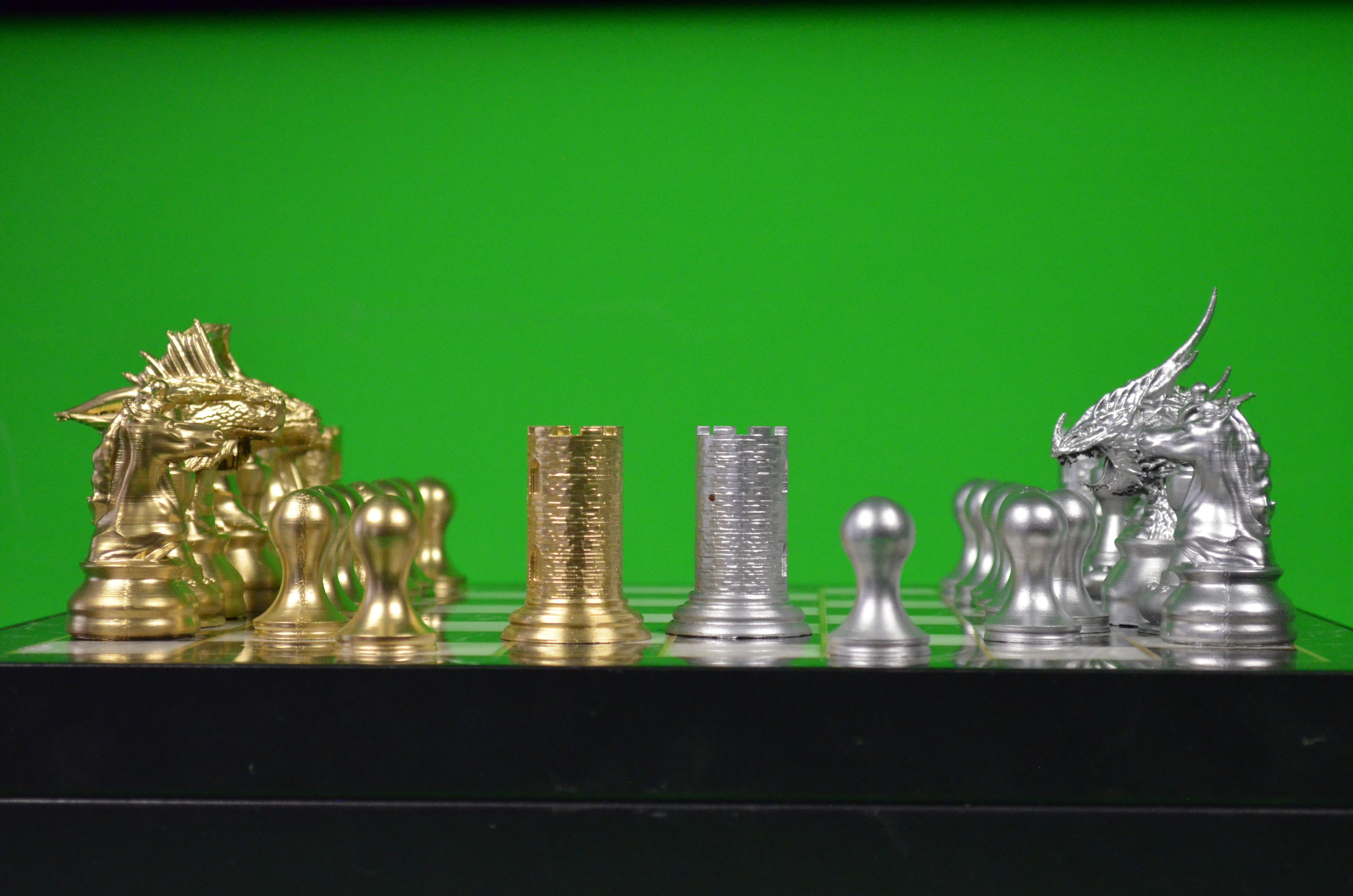 Dragon Chess Set-Dragon Chess Pieces 3D model 3D printable | CGTrader