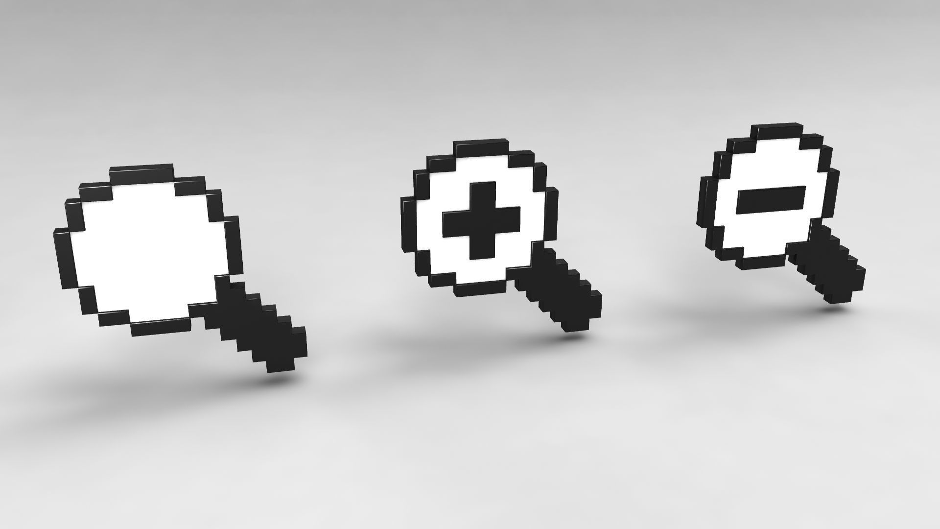 Cursor icons 3D model | CGTrader