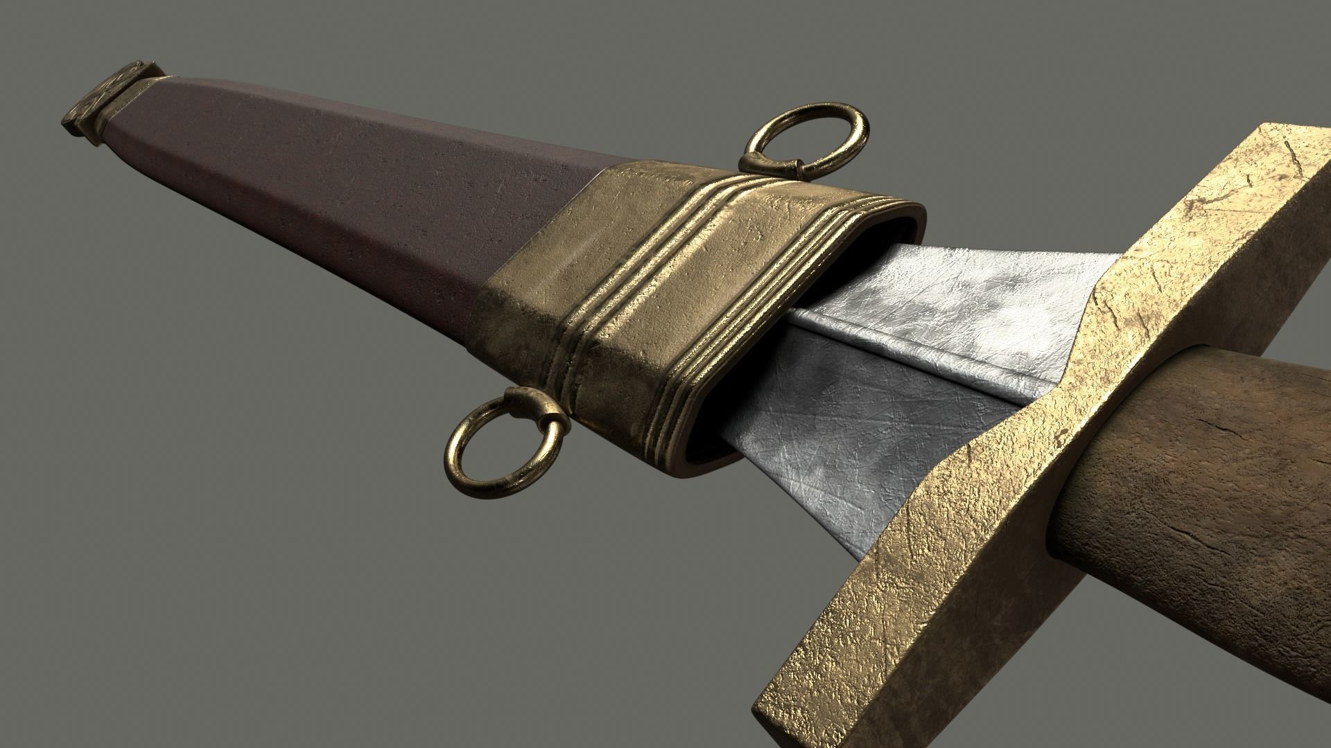 Xiphos - Greek Sword 3D model | CGTrader