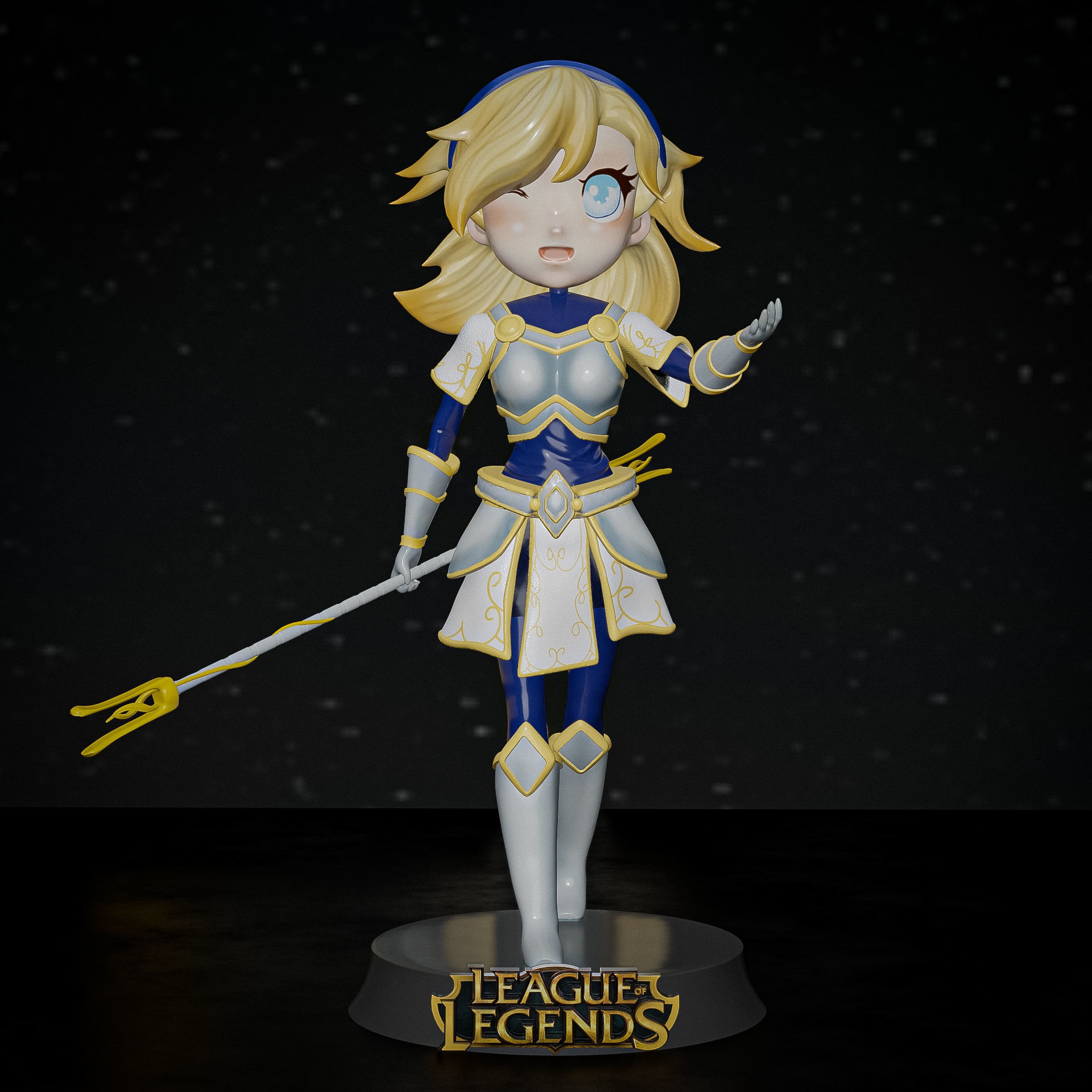 Lux chibi - League of legends 3D model 3D printable | CGTrader
