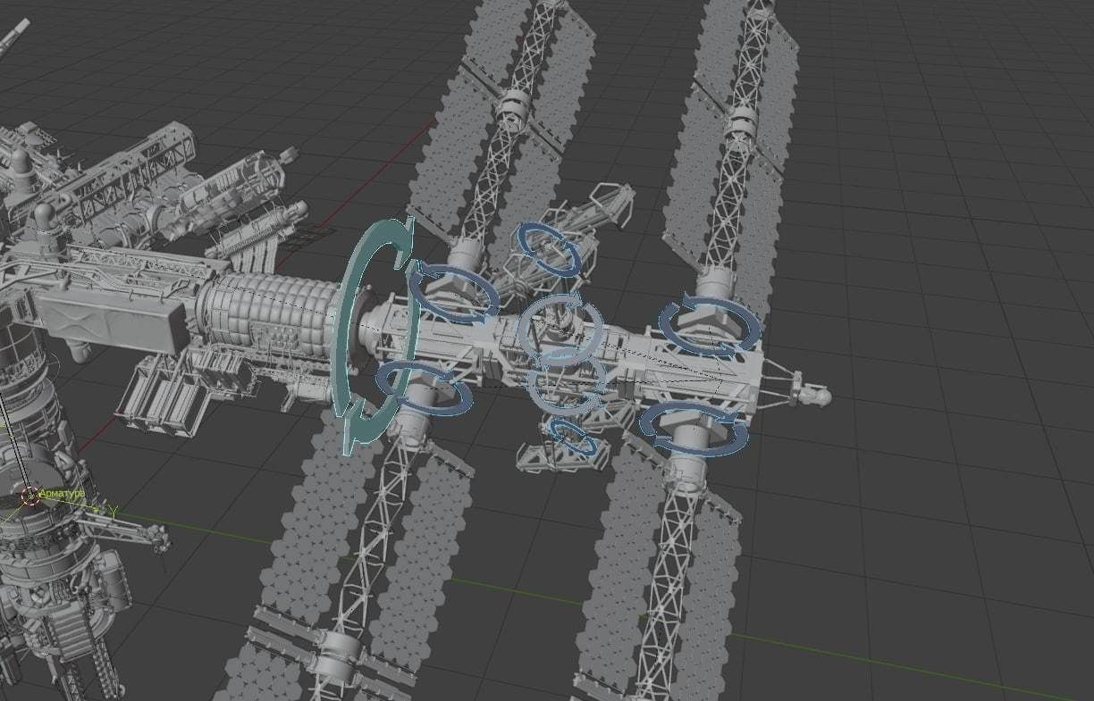 Space station 3D model rigged | CGTrader